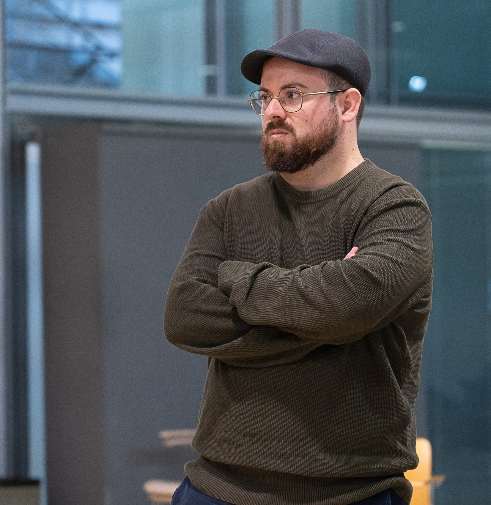 During rehearsals – Luís Neto da Costa